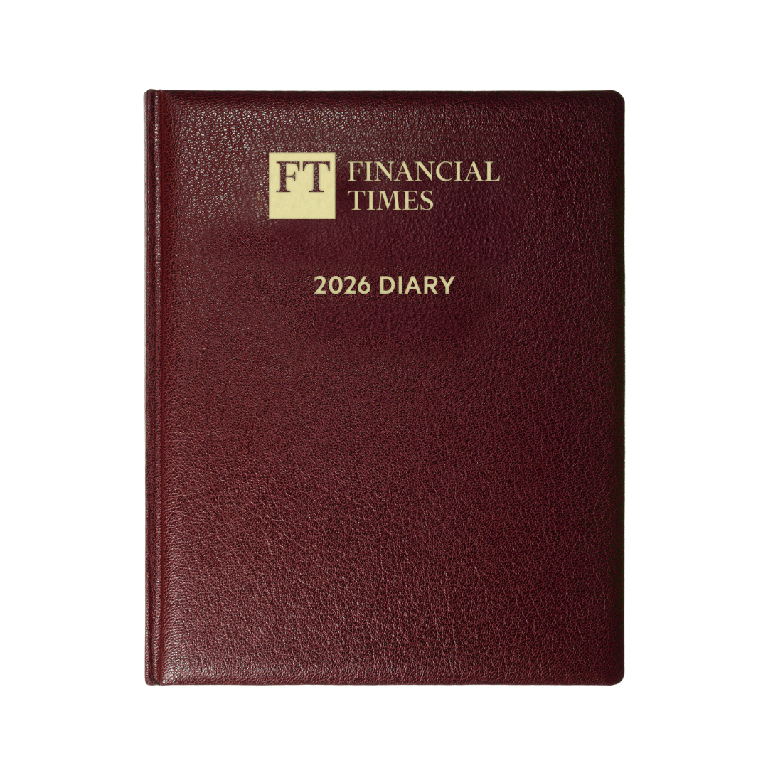 2026 Desk Diary - Week-to-View Planner - Claret (DCC-26) – Financial ...