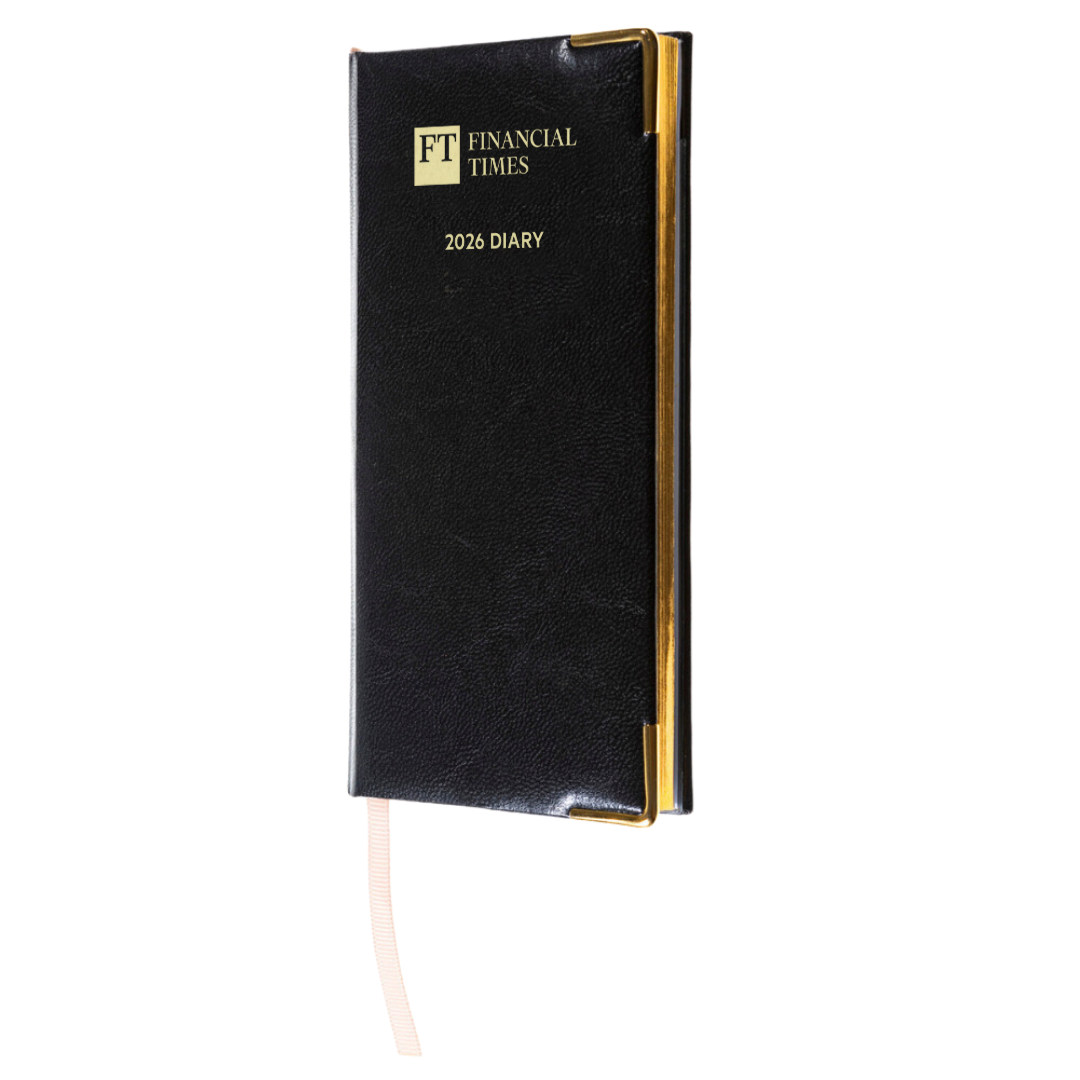 Financial Times - 2026 - Portrait Pocket Diary - Week to View - Black ...